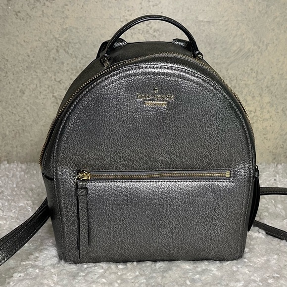 kate spade | Bags | Kate Spade Sammi Patterson Drive Metallic Grey ...